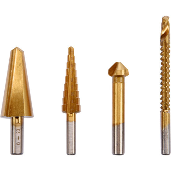 Set 4Pcs De Brocas Y Fresas Especiales De Corte MATERIAL: HSS 4241, 1P ...