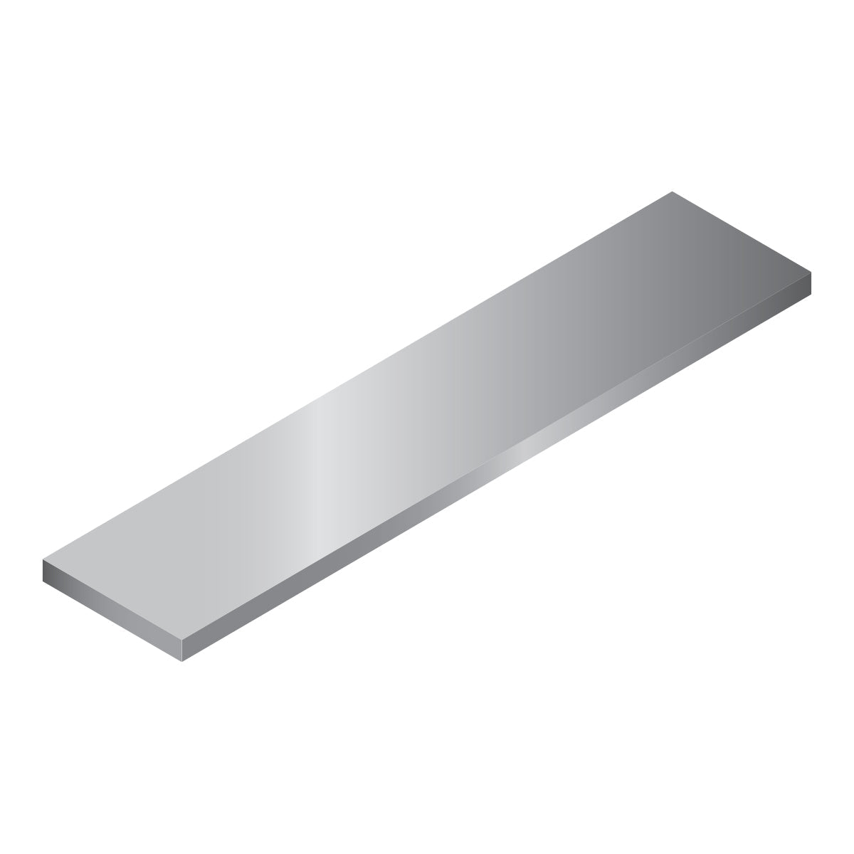 Platina Decorativa 2". Espesor 3.00 Mm Largo 5.85 Mts. Material 6063-T ...