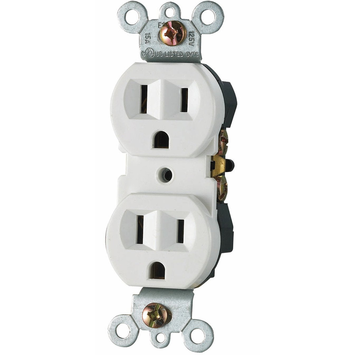 Tomacorriente Doble. 2 Polos/3Wire. Nema 5-15R. 15A-125Volt. 60Hz. Inc ...