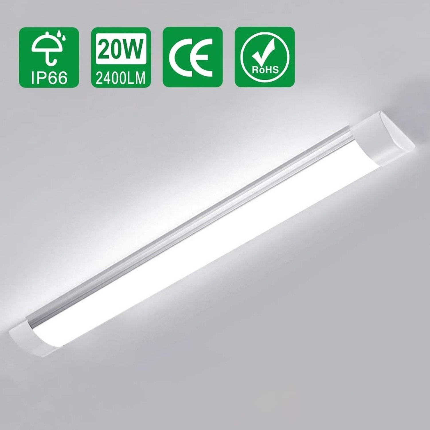 Lampara LED Rectangular De Sobreponer. 36 Watt. 120Volt. 60Hz. Luz Cal ...