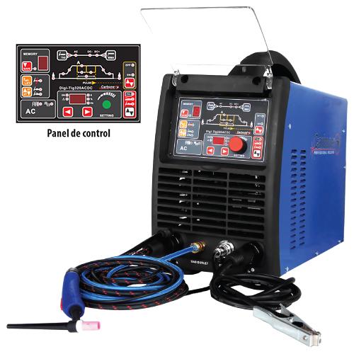DIGI-TIG320ACDC Maq De Soldar Tig AC/DC Alta Frecue Y Electrodo 3PHASE ...